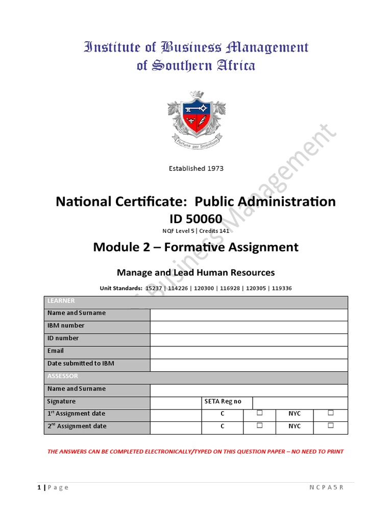 Module 2 Formative Assignment 2 | PDF | Leadership | Emotional Intelligence