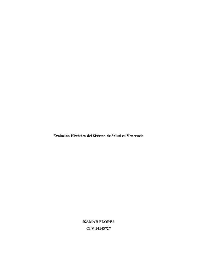 Isamar Mapa | PDF | Venezuela | Sistema de salud