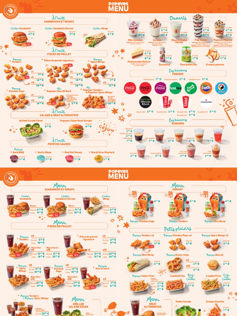 Menu Board Popeyes 2 | PDF