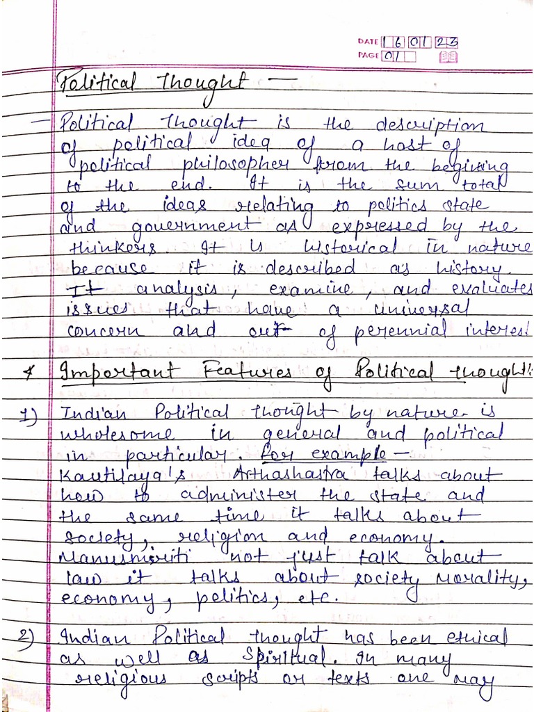 Political Science Notes | PDF