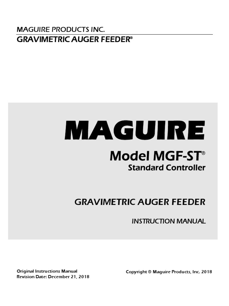 Maguire: Model MGF-ST | PDF | Electrical Connector | Switch