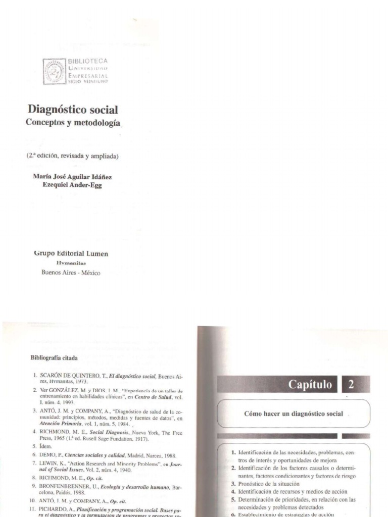 Capitulo Diagnostico Social Ii | PDF