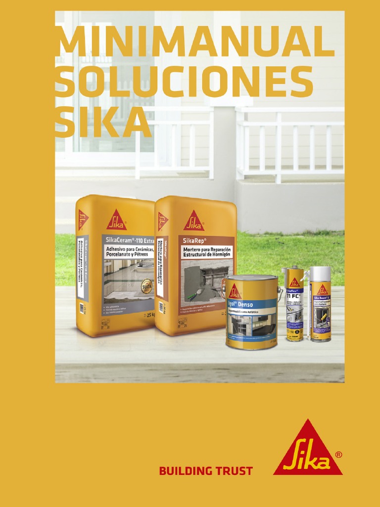 Minimanual Sika 2020 | PDF | Materiales