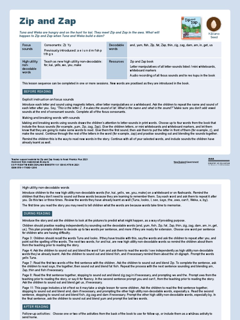Zip and Zap TSM 31 March | PDF | Languages | Foreign Language Studies