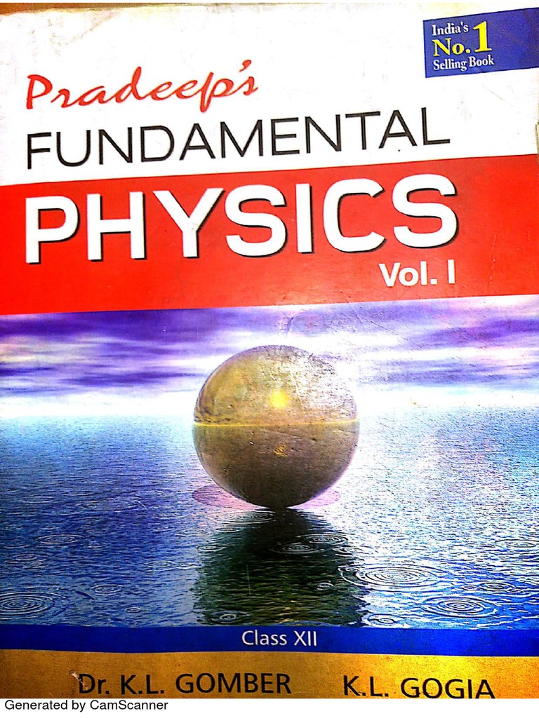 Pradeep Phy Vol..1 XII | PDF