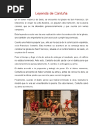 Leyenda de Cantuña | PDF | Diablo