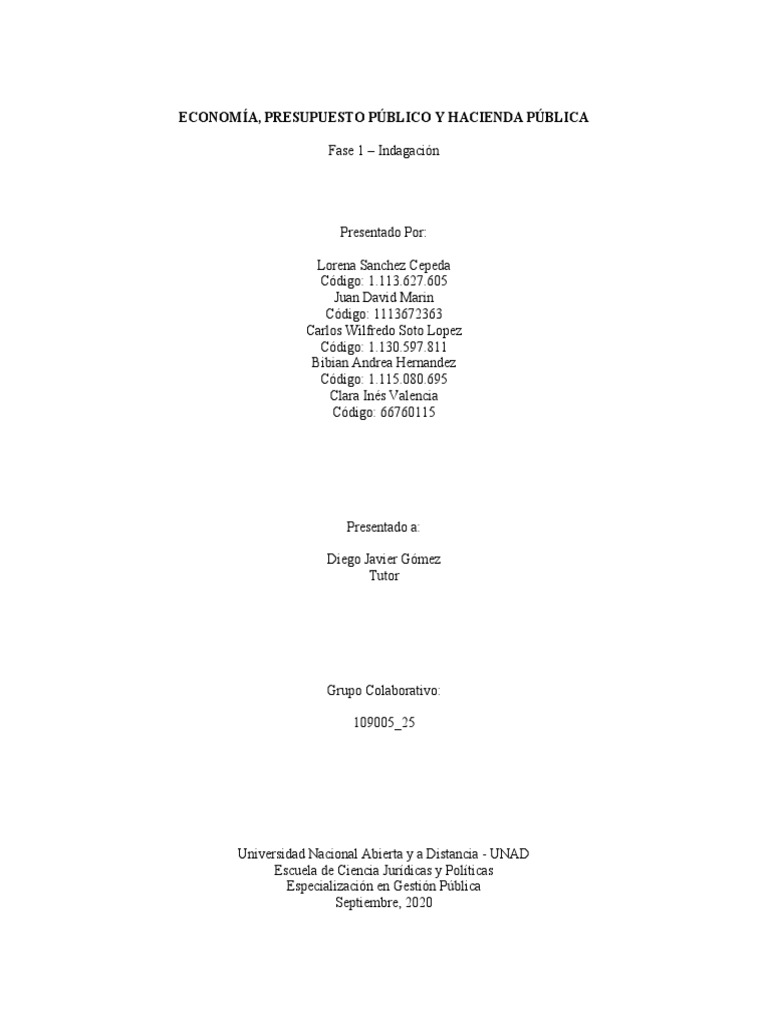 Fase 1 - GC - 25 | PDF | Estado (política) | Mercado (economía)