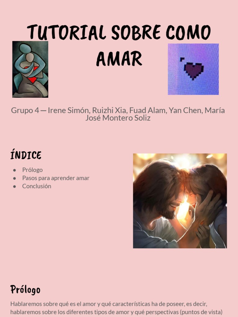 Tutorial Sobre Como Amar | PDF | Amor | Las emociones