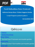 Gaggeessummaa Fi Gaggeessaa Jijjiiramaa | PDF