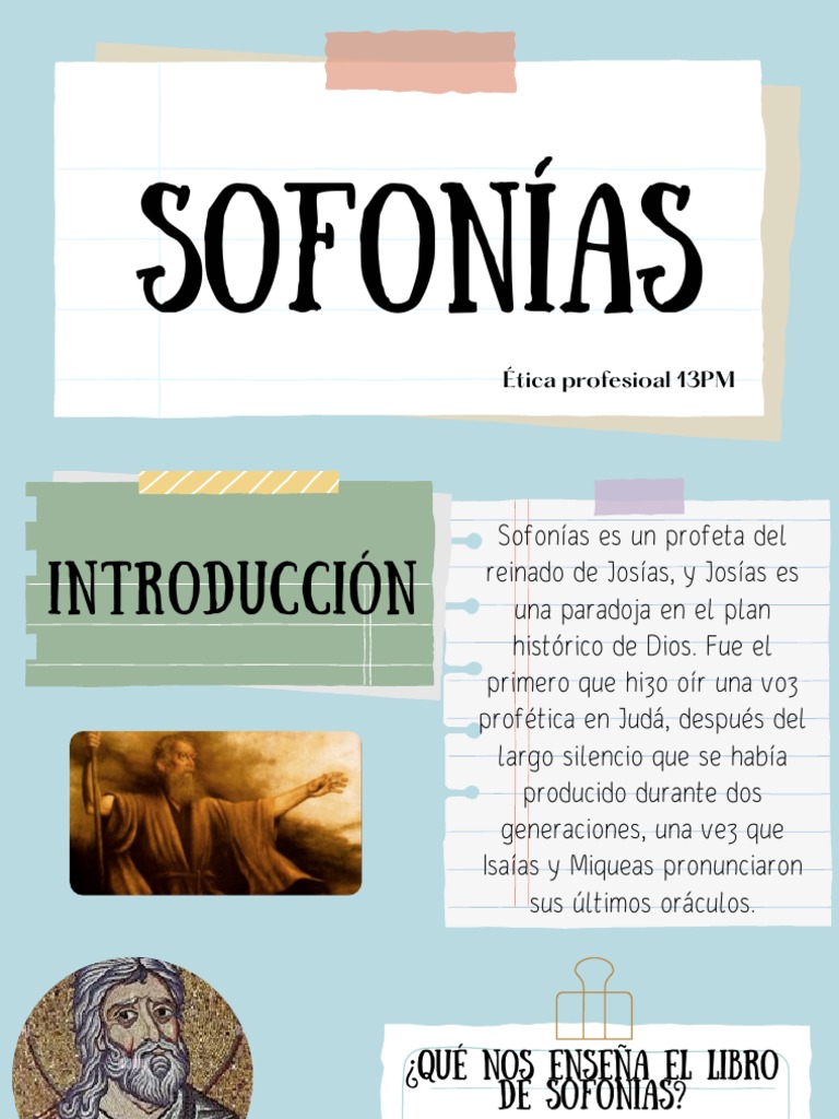 Sofonías | PDF
