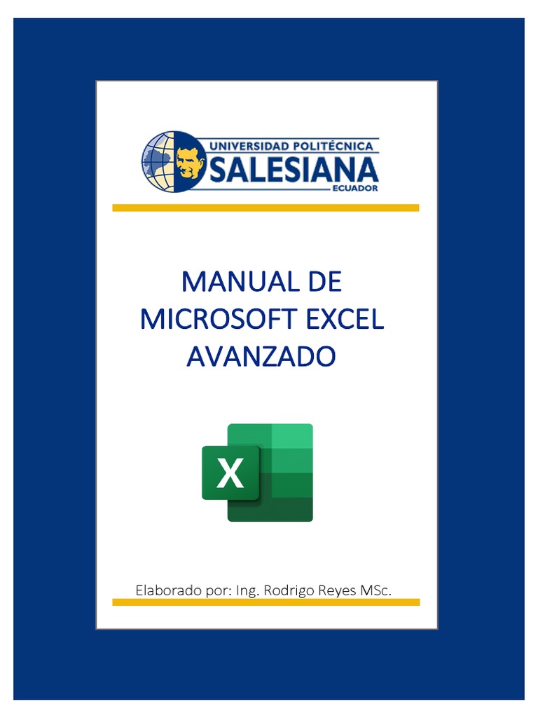 Manual Excel Avanzado | PDF | Microsoft Excel | Microsoft
