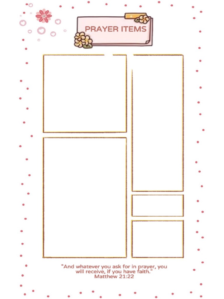 Prayer Journal Template 1 | PDF