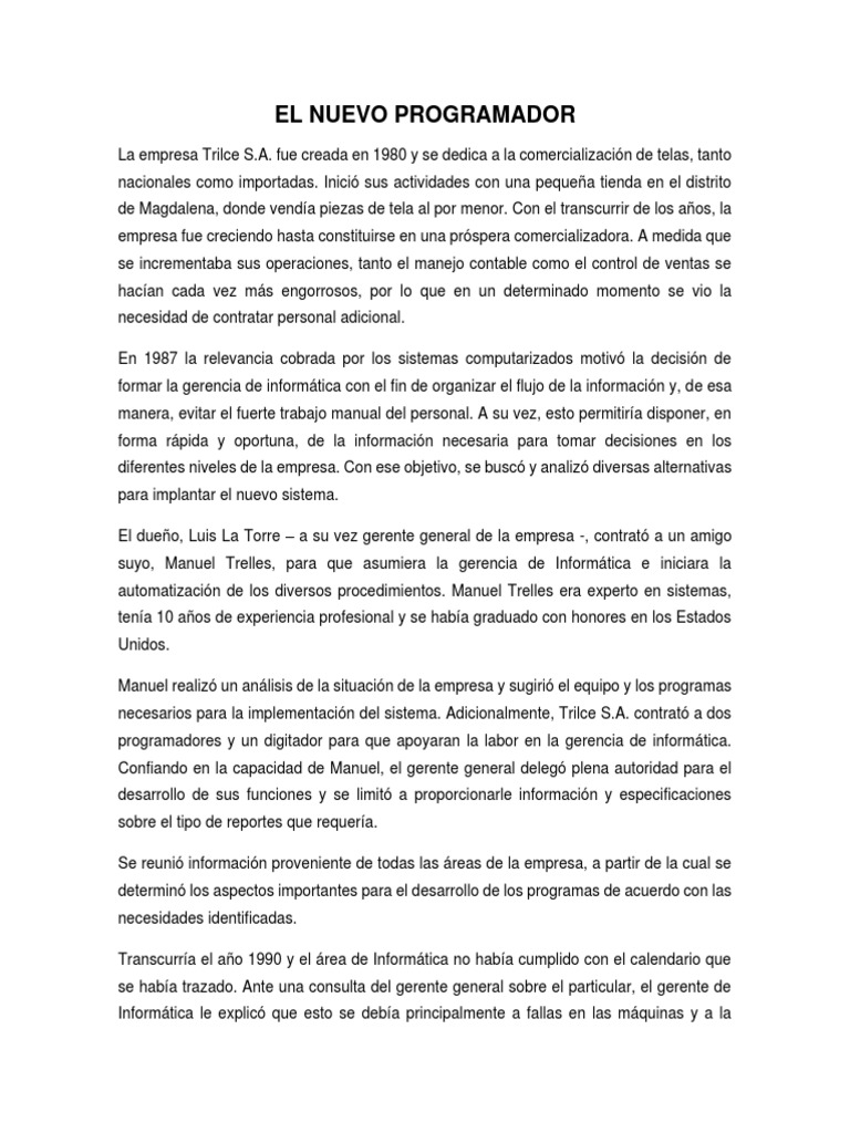 El Nuevo Programador | PDF | Informática | Información