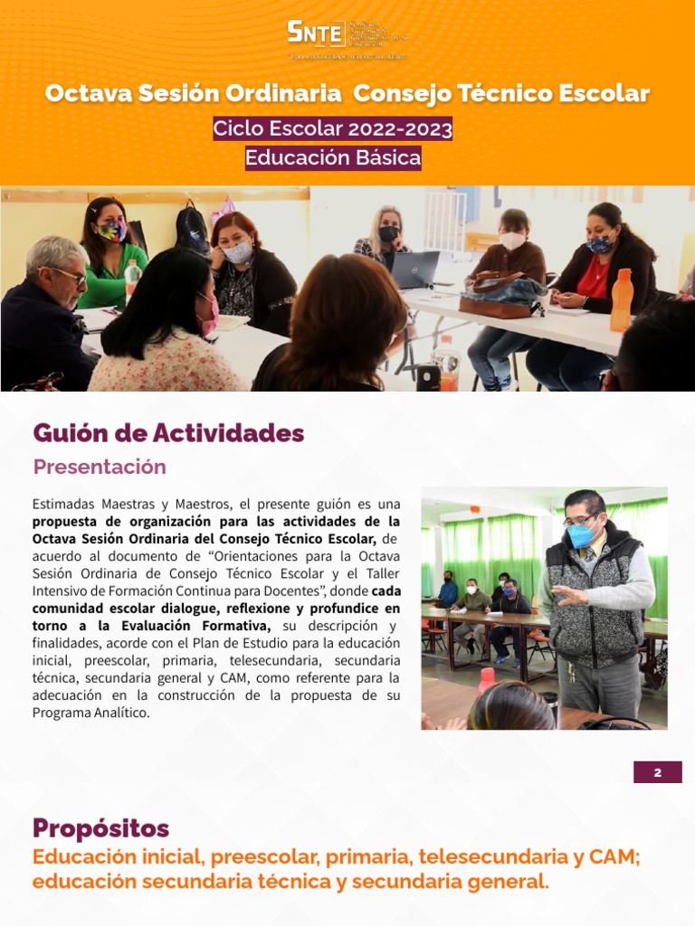 8va Sesion CTE 2023 1 | PDF | Evaluación | Enseñando