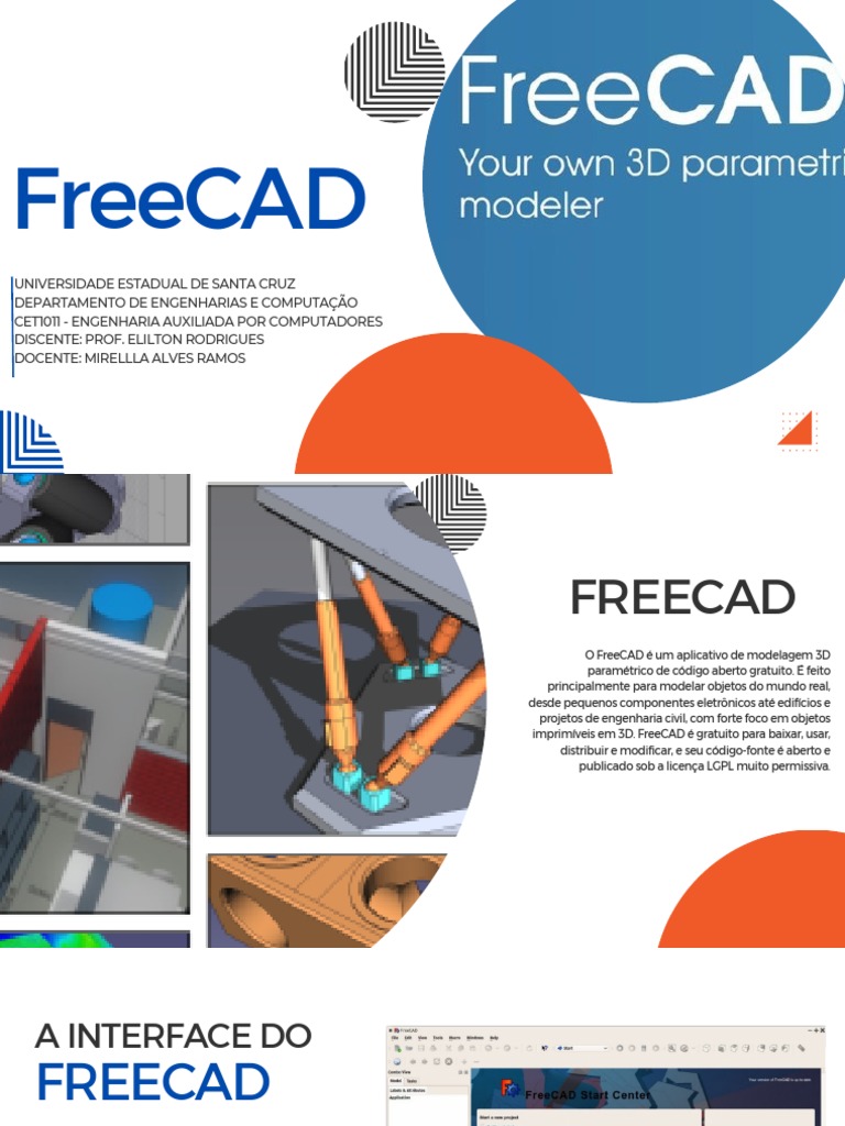 Apresentação Sobre o FreeCAD | PDF | BIM | Botão Ctrl