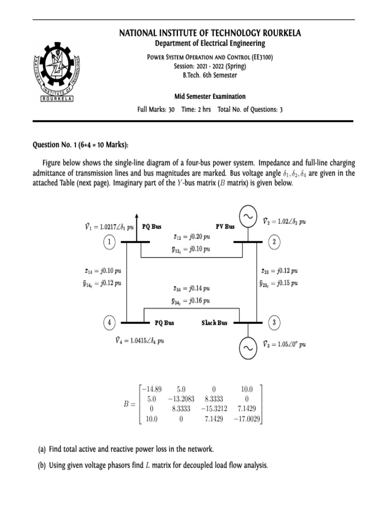 EE3100 | PDF | Quantity | Electrical Engineering