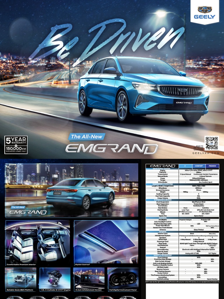 Emgrand Brochure | PDF | Manual Transmission | Brake