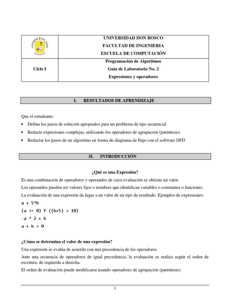 Guia 2 | PDF | Algoritmos | Desviación Estándar