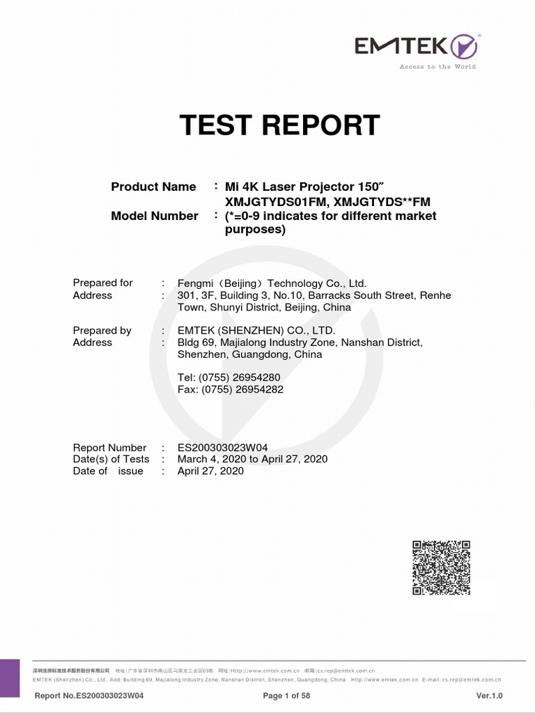 Mi 4K Laser Projector 150Õ © - For 2.4GWiFi | PDF | Ieee 802.11 ...