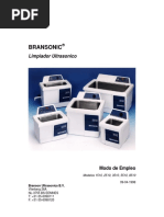 Manual de Usuario Elmasonic Easy | PDF | Ultrasonido | Quemar
