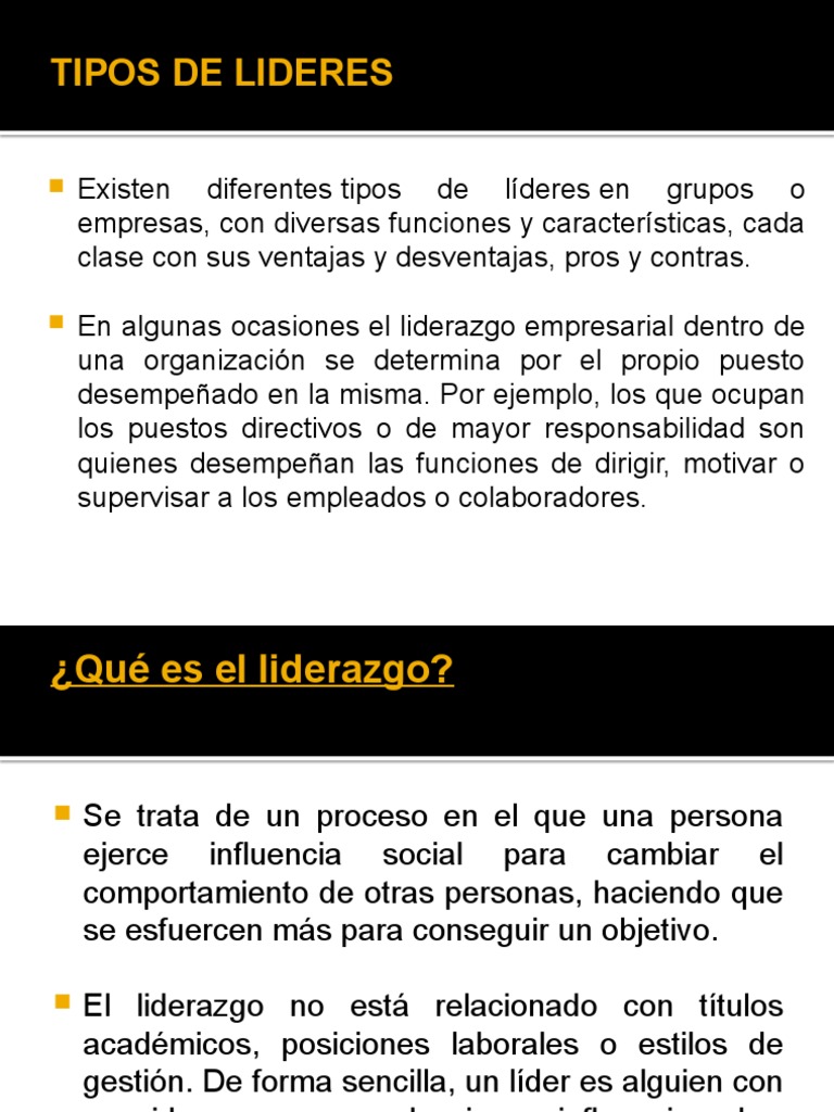 7 Tipos de Lideres | PDF | Liderazgo | Ciencias del comportamiento