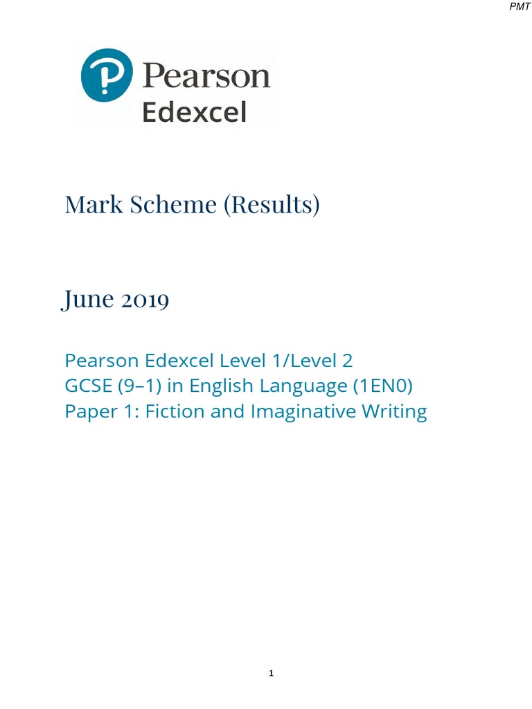 June 2019 MS - Paper 1 Edexcel English Language GCSE | PDF | Narrative ...