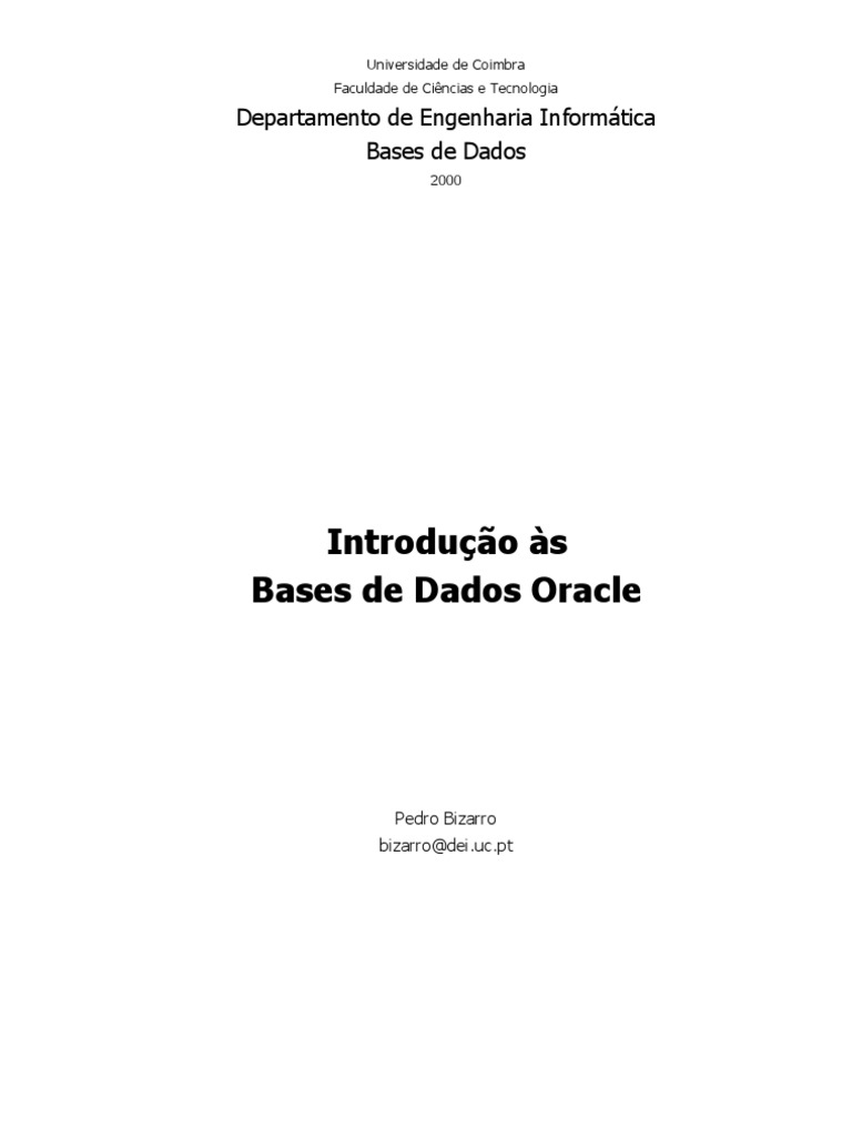 Manual Oracle | PDF