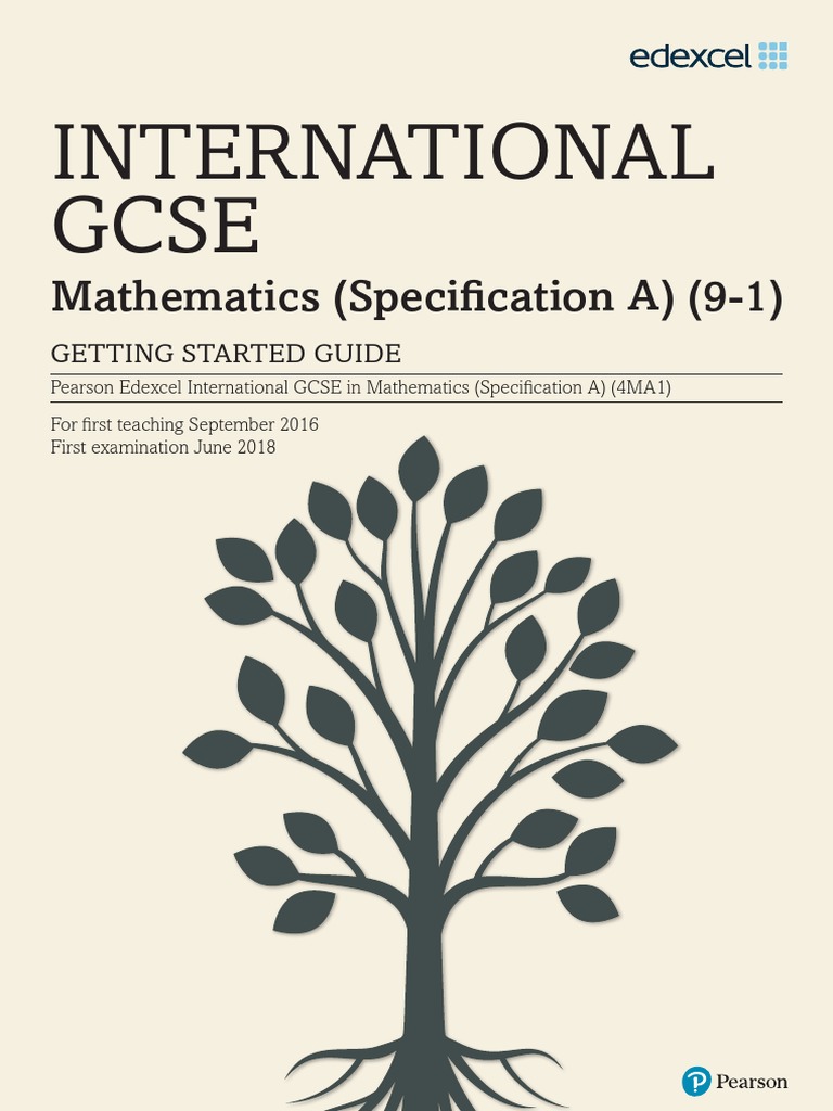 IGCSE-Mathematics-A-GSG Docs | PDF | Mathematics