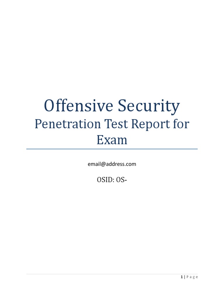 OSCP Template | PDF | Penetration Test | Security