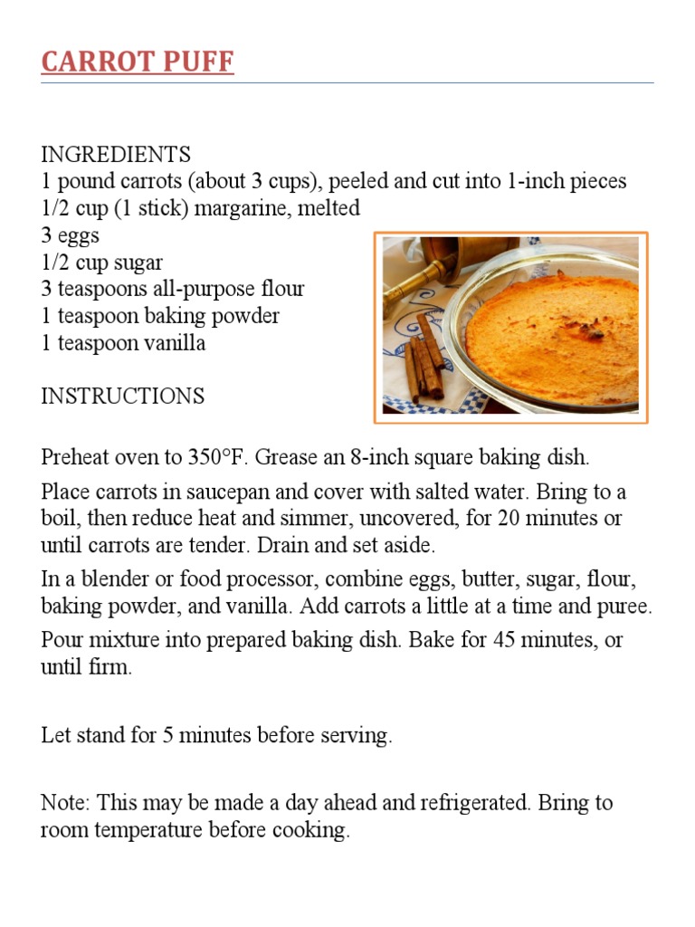 Carrot Puff 1 | PDF