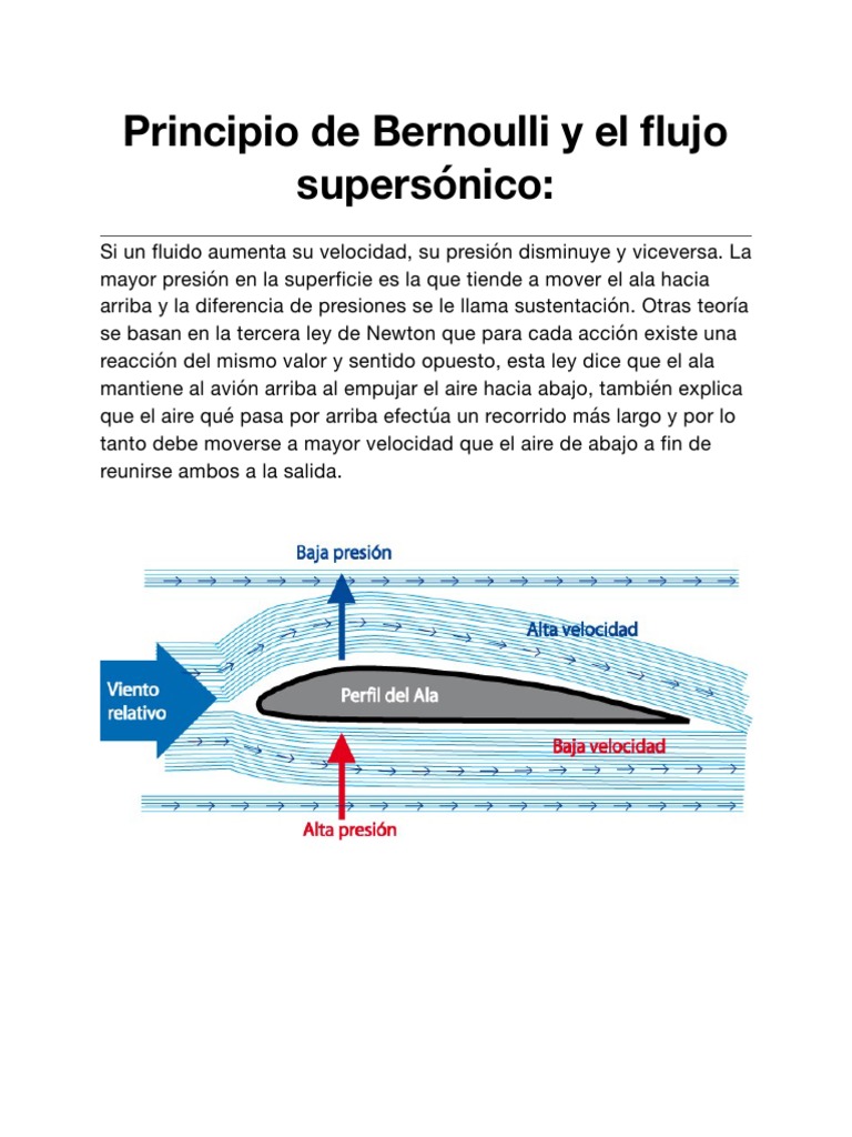 Principio de Bernoulli | PDF