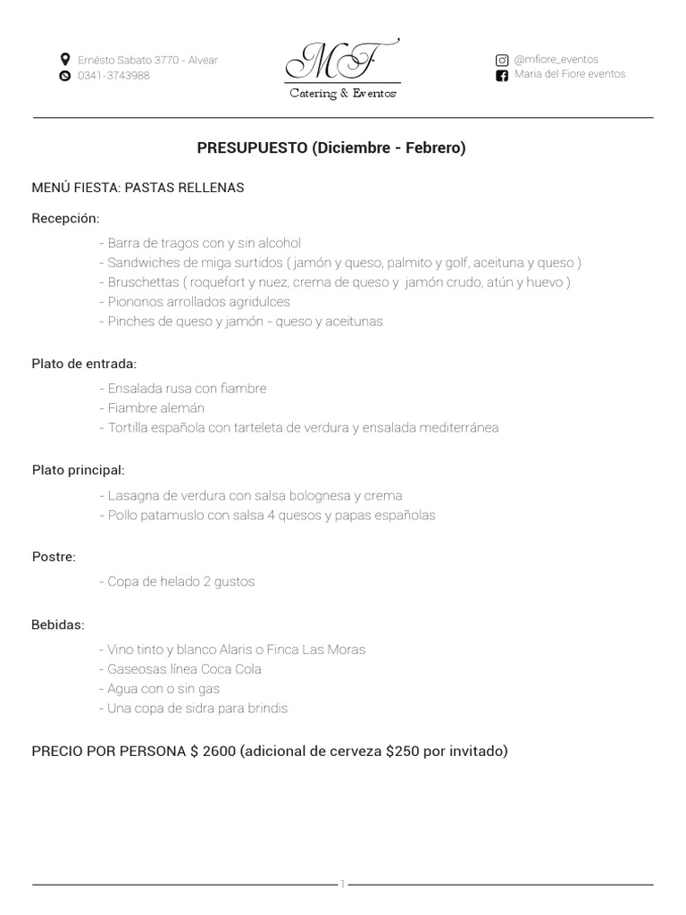 Menú MDF 2021-22 Dic-Feb-1 | PDF | ensalada | Eruca Sativa