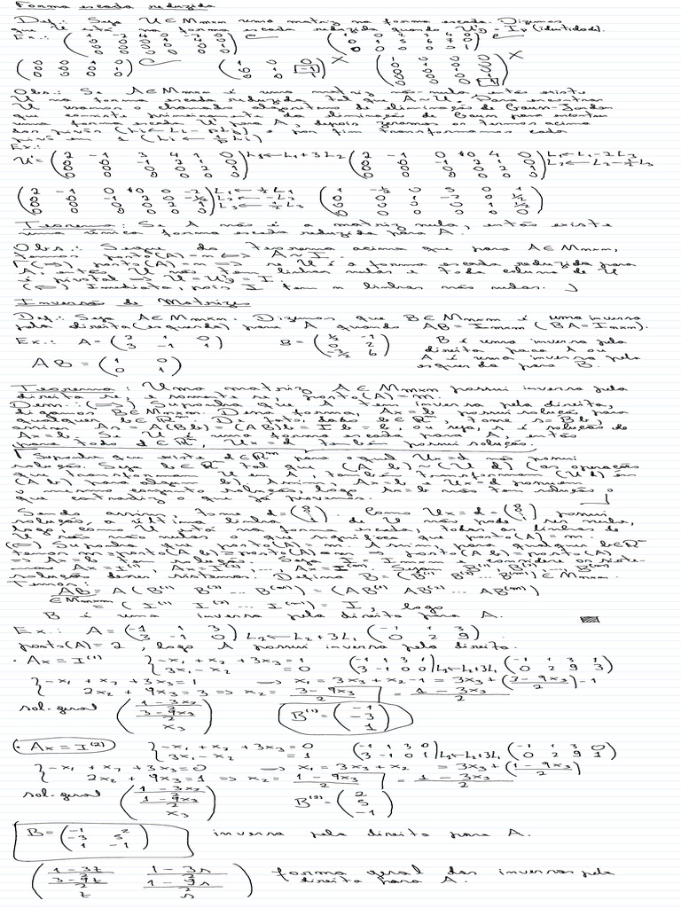 Aula 13 - Forma Escada e Inversas Laterais 1 | PDF