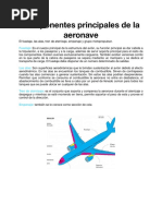 English Vocabulary - Parts of A Plane - Partes de Un Avión ...