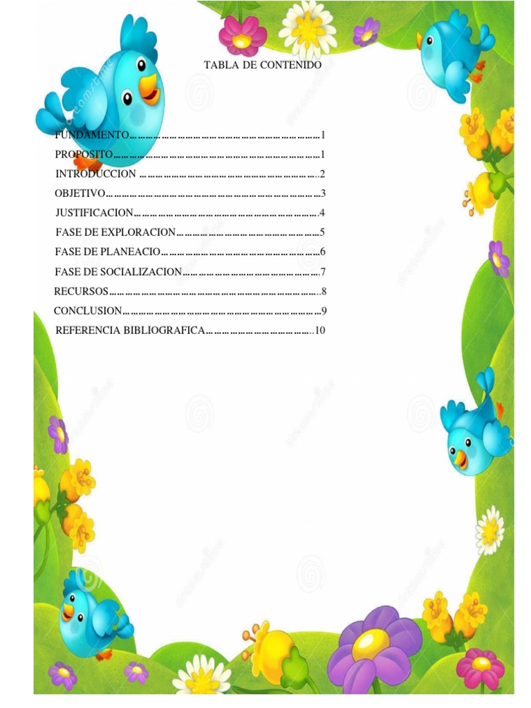 Proyecto Pedagogico de Aula Quot Cuidemos La Naturaleza Quot ...