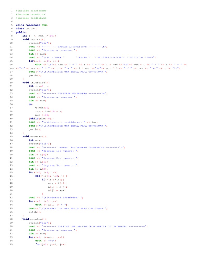 Codigo C Invertir Numero | PDF