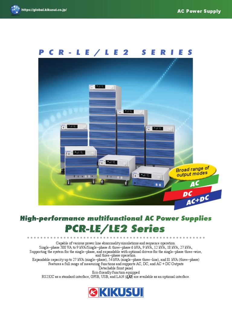 Advanced AC Power Solutions | PDF | Power Supply | Power Inverter