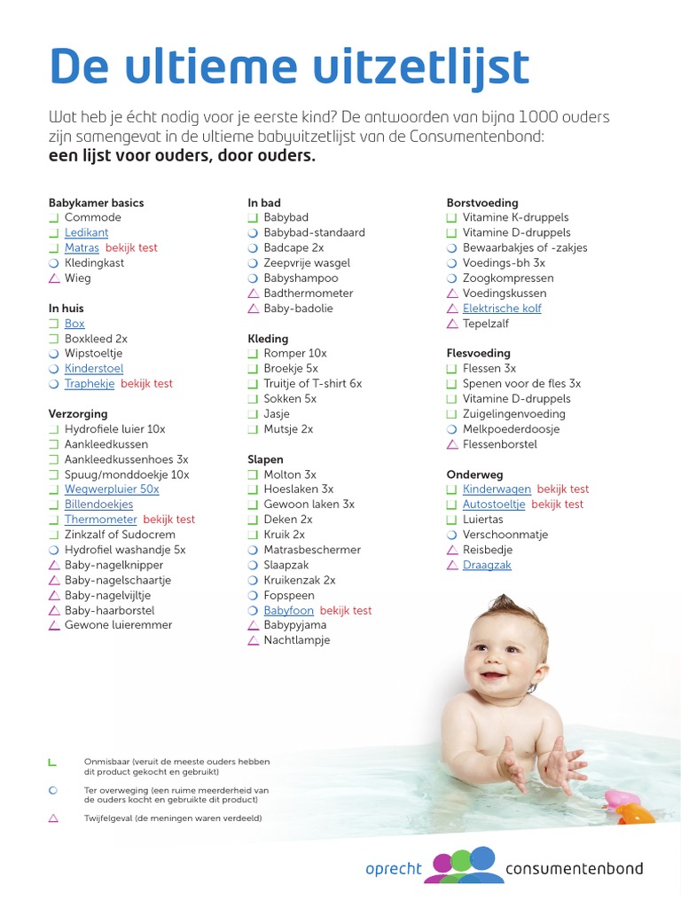 De Ultieme Baby Uitzetlijst 1 | PDF