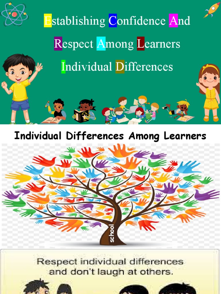 Establishing Confidence and Respect Among Learners Individual ...