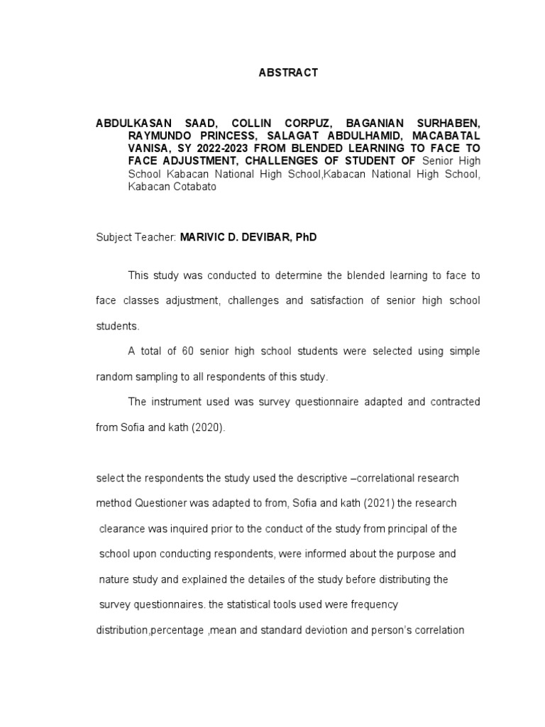 Grade 12 Abm 1 Macabatal 3 | PDF | Educational Technology | Learning