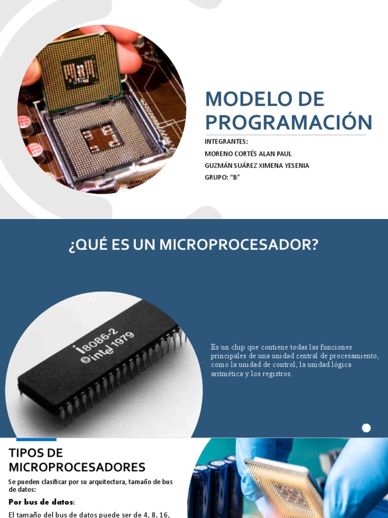 Modelo de Programacion | PDF | Unidad Central de procesamiento | Poco