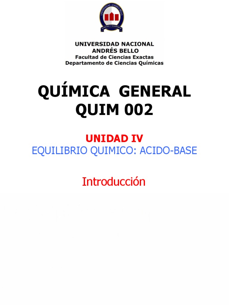 Equilibrio Acido-Base | PDF | Solución tampón | Constante de disociación ácida