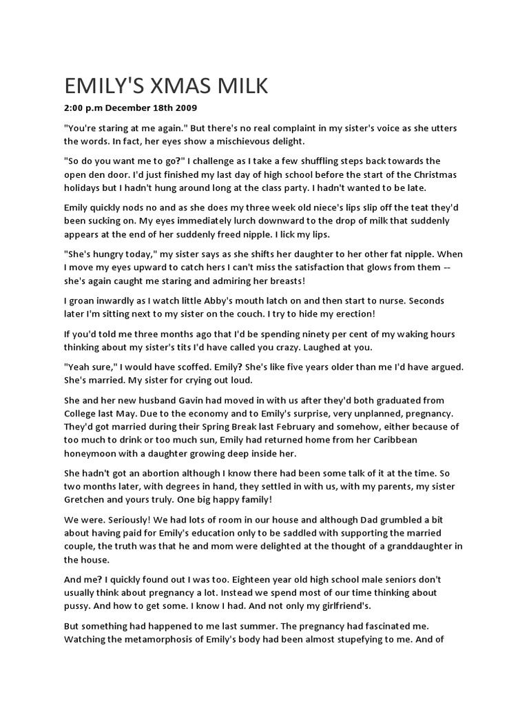 Emily's Xmas Milk | PDF | Breastfeeding | Breast