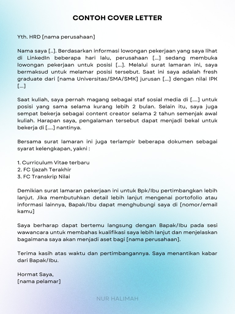 Cover Letter-1 | PDF