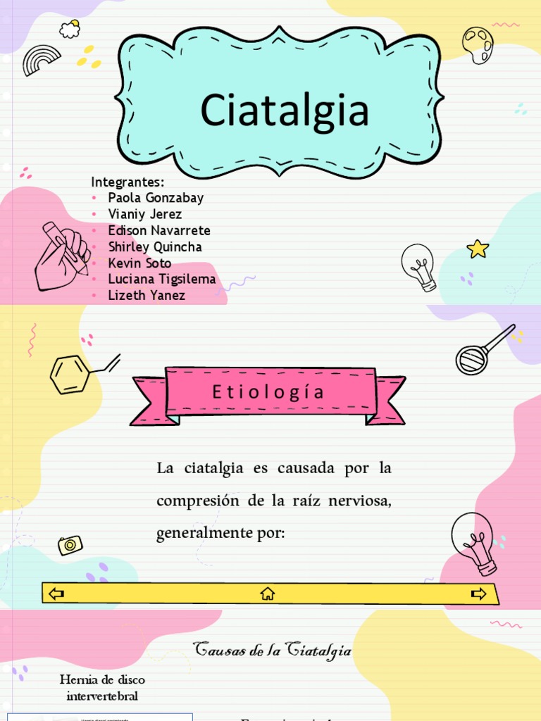 Causas y Tratamiento de la Ciatalgia | PDF | Medicina | Sistema nervioso