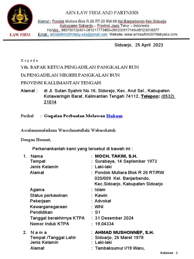 Gugatan PMH | PDF