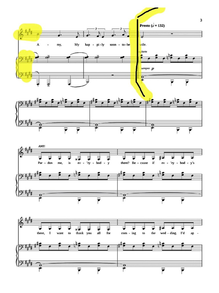 Getting Married Today Lyrics | PDF