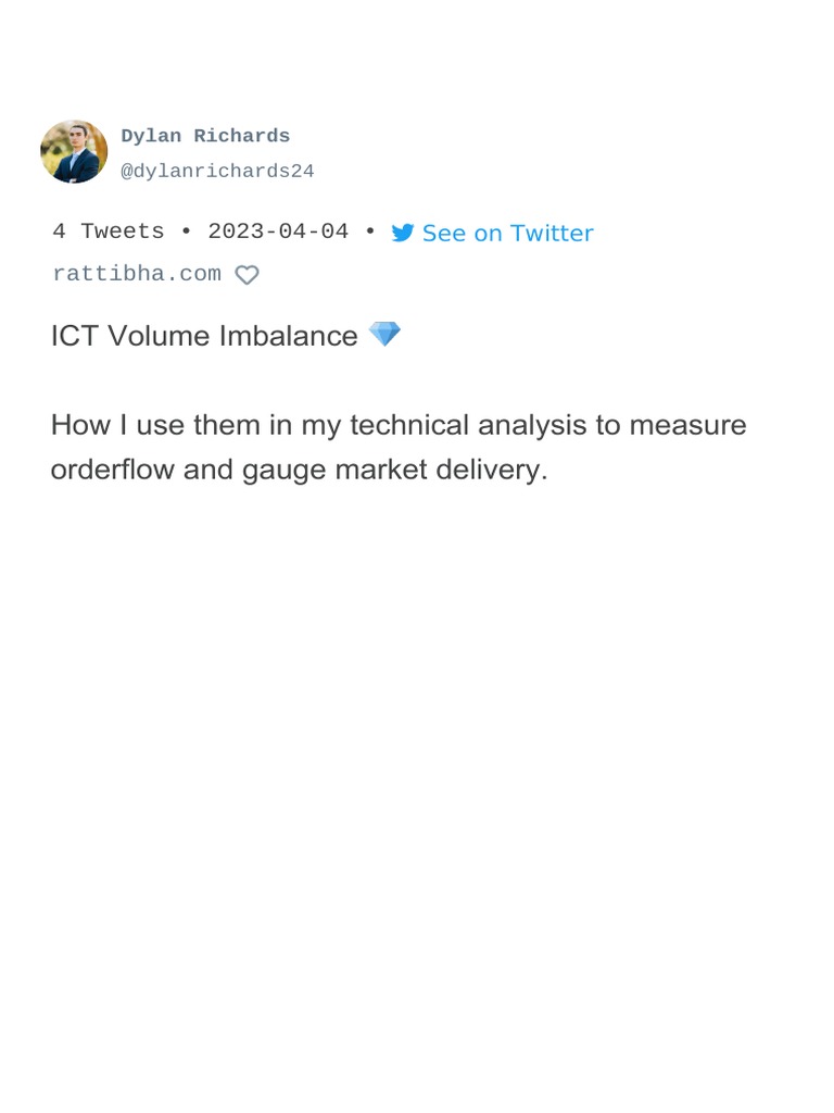 Understanding ICT Volume Imbalance | PDF
