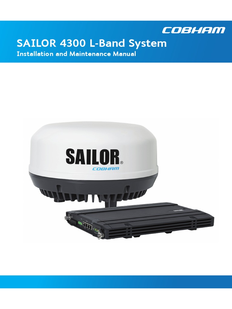 Certus SAILOR 4300 Manual | PDF | Radar | Antenna (Radio)