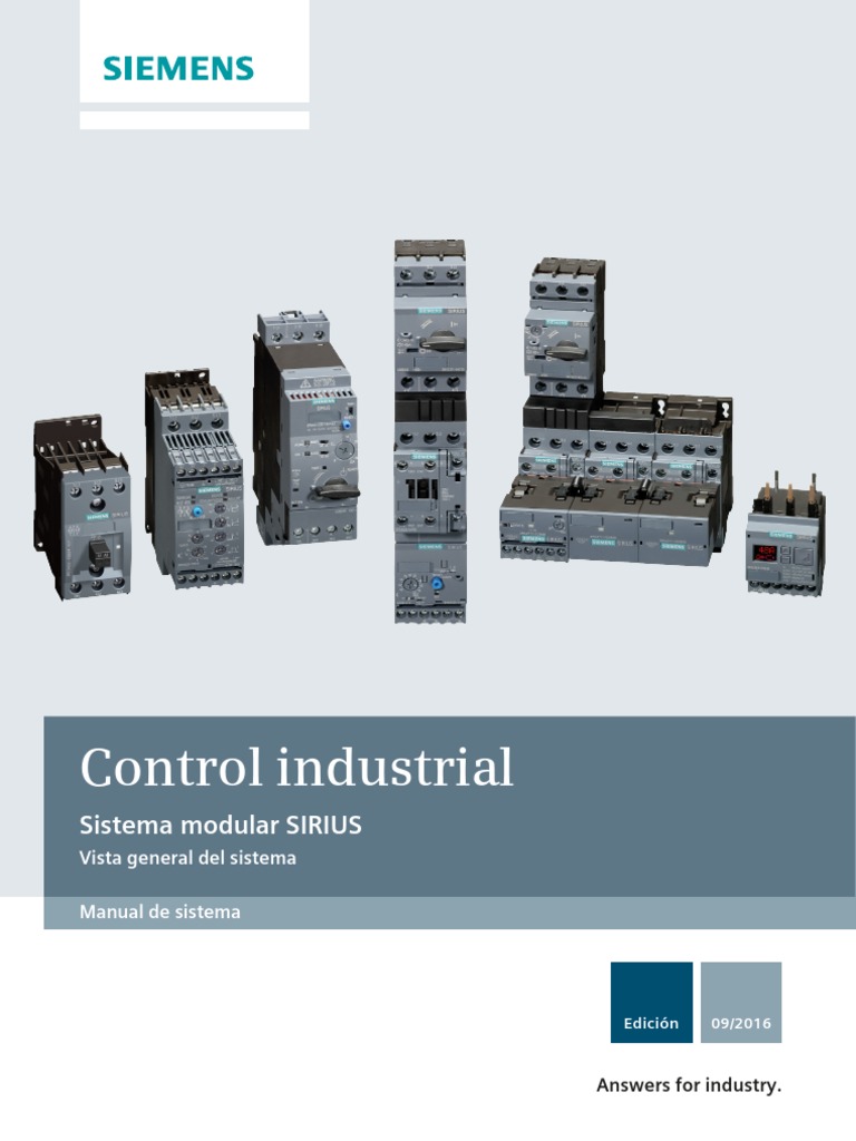 Manual System Overview SIRIUS es-MX | PDF | Aplicación movil | Relé